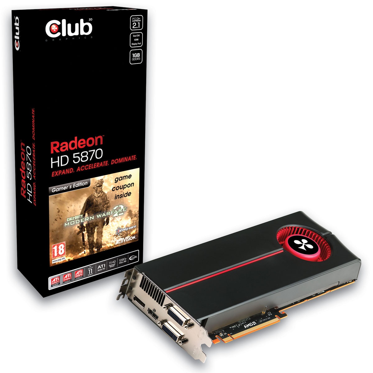 Club 3D Radeon HD 5870 - Uitvoeringen vergelijken - Tweakers