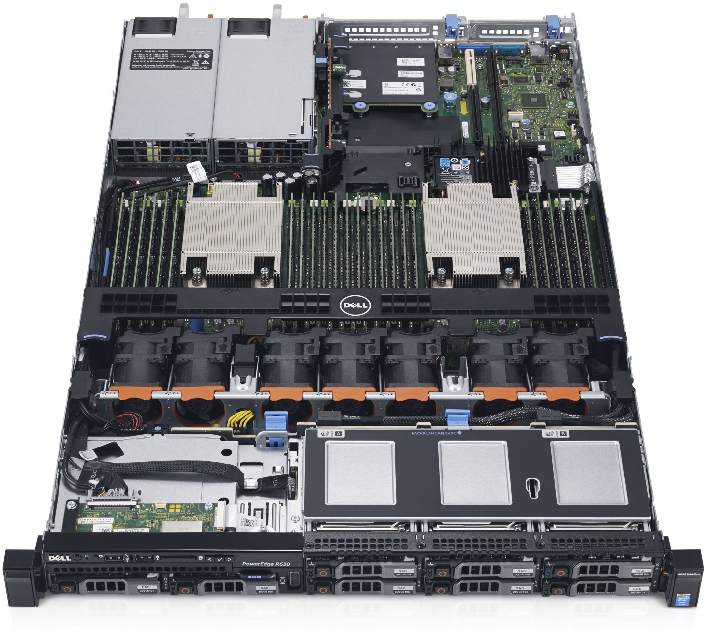 Specificaties van Dell PowerEdge R630 2.2GHz E5-2650V3 750W Rack (1U ...