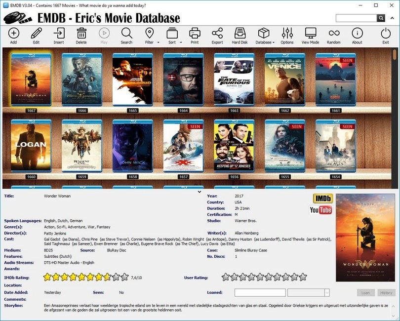 Specificaties van EMDB - Tweakers