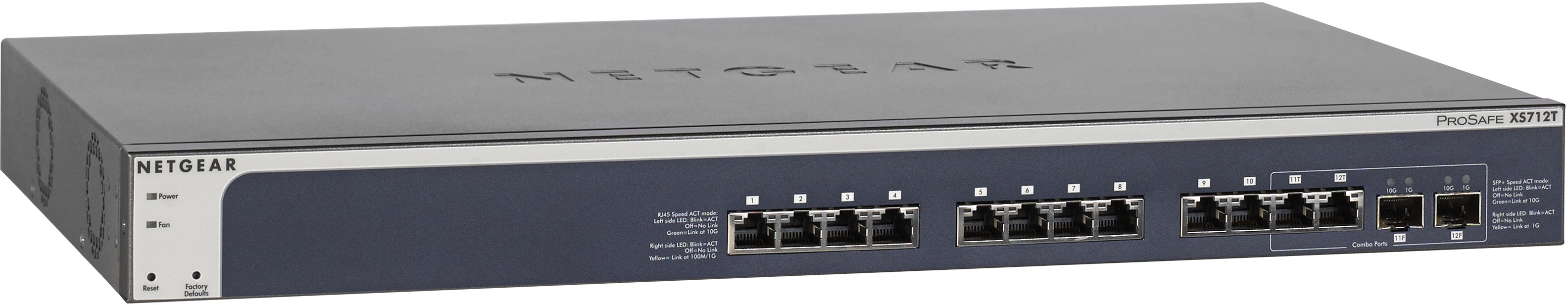 Specificaties van Netgear XS712T-200NES - Tweakers