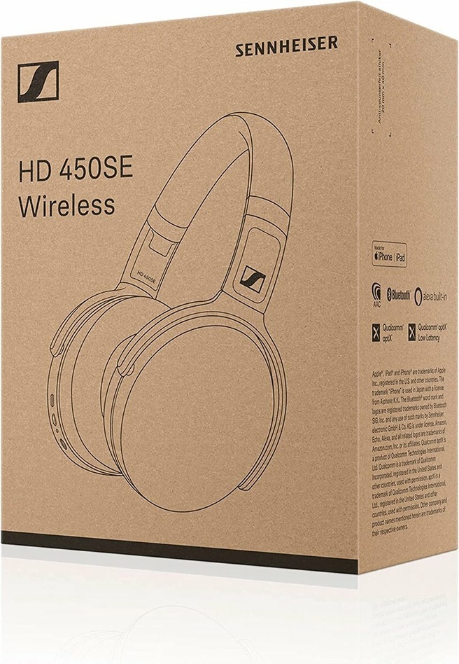 Specificaties van Sennheiser HD 450SE (Zwart) - Tweakers