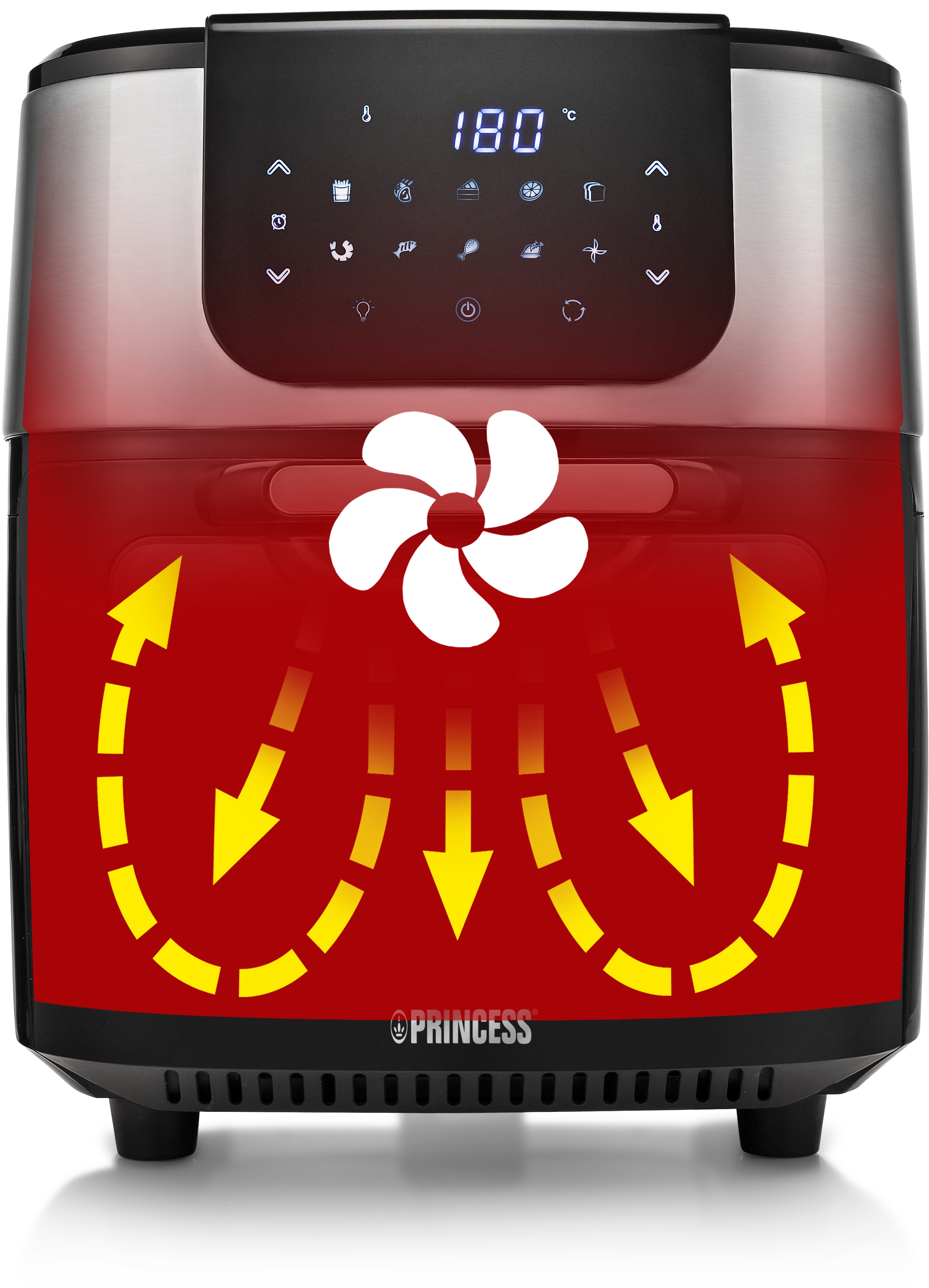 Specificaties van Princess 182075 Aerofryer Oven DeLuxe - Tweakers