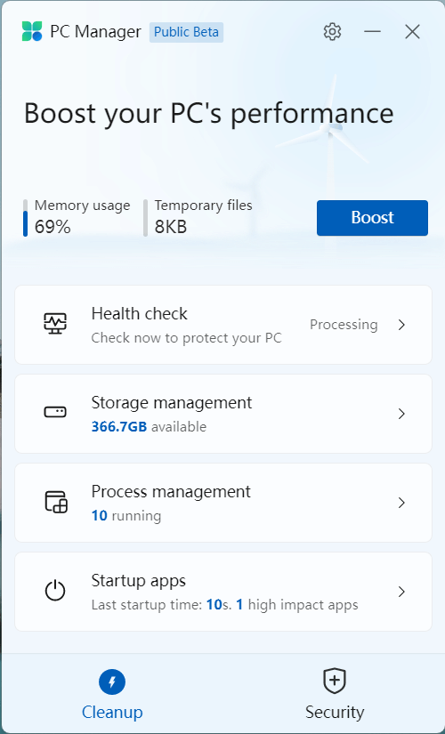 Microsoft brengt eerste bèta van CCleaner-achtige app uit - Tweakers