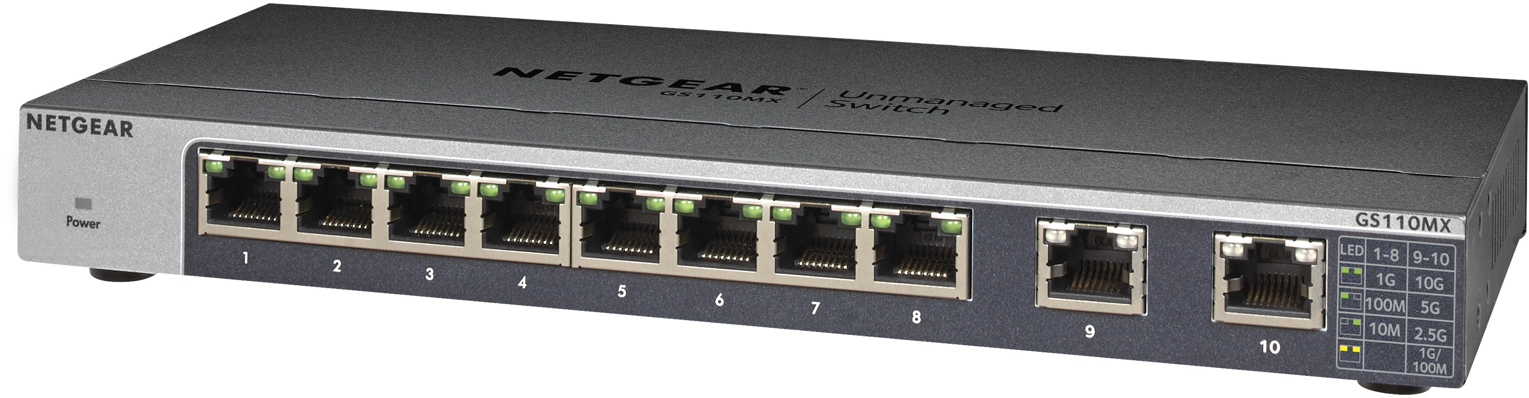 Specificaties van Netgear GS110MX (UK-model) - Tweakers