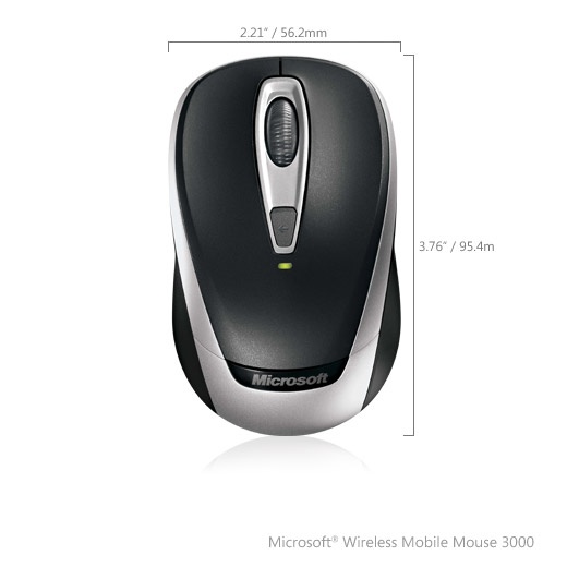 Specificaties van Microsoft Wireless Mobile Mouse 3000 - Tweakers