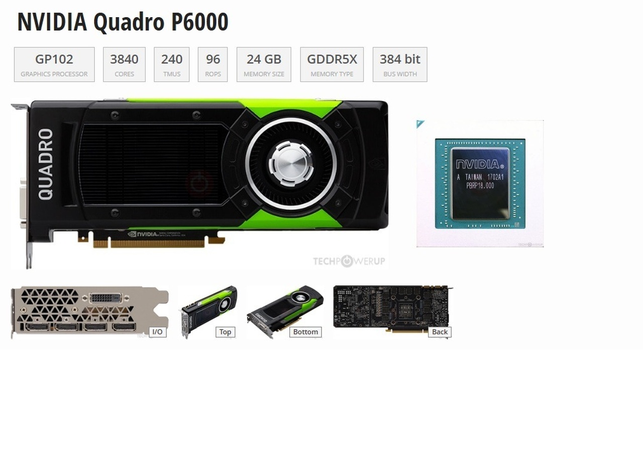 NVIDIA Quadro P6000 24GB Graphics aangeboden - Vraag & Aanbod - Tweakers