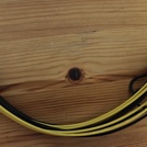 2x PCI-E 6+2 pin(8 pin) female naar 1x 8 pin CPU kabel male adapter ...