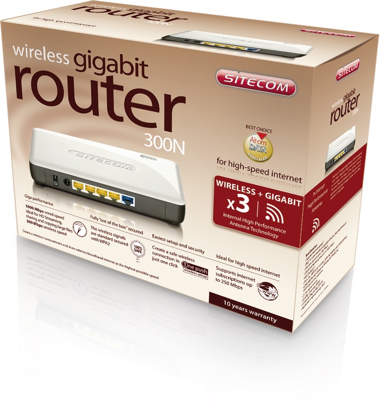 Specificaties van Sitecom Broadband Router 300N X3 - WL-351 - Tweakers