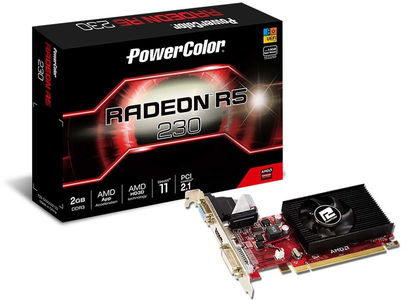 Powercolor Radeon R5 230 2GB DDR3 HDMI FAN (UEFI Ready): beste prijs ...