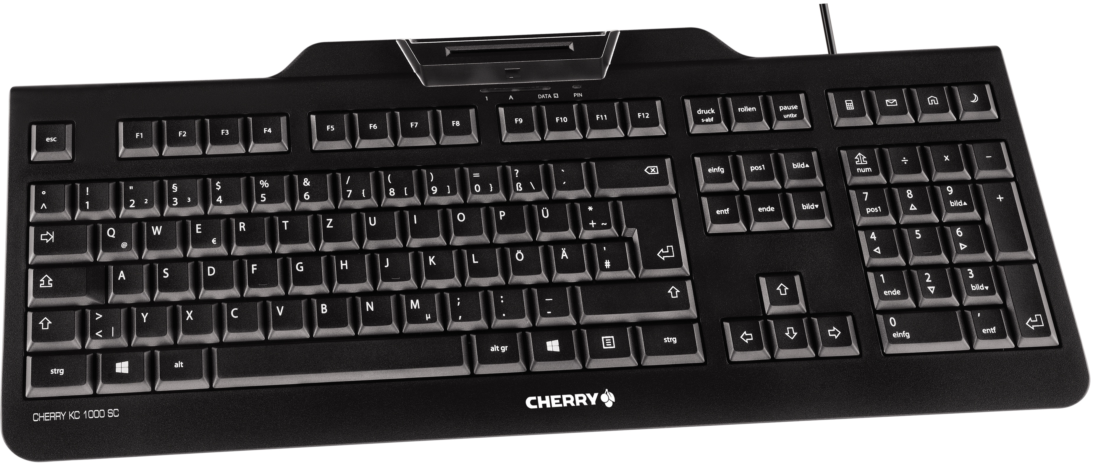 Specificaties van Cherry KC 1000 SC (Qwerty UK) Zwart - Tweakers