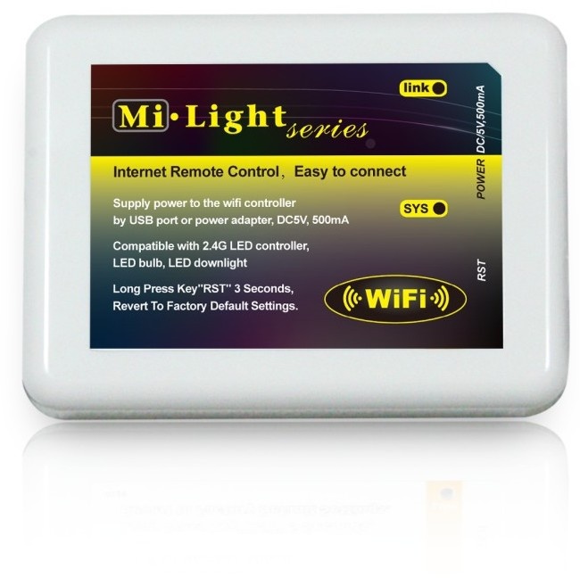 Specificaties van Milight Wi-Fi Box - Internet Remote Control - Tweakers