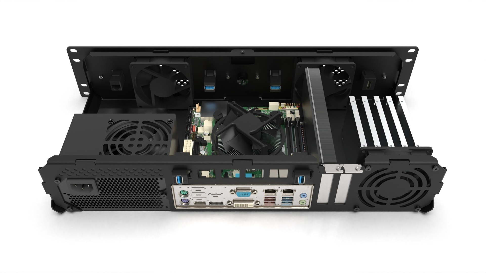 Specificaties van 19" 2U RM Mini-ITX Case - Tweakers