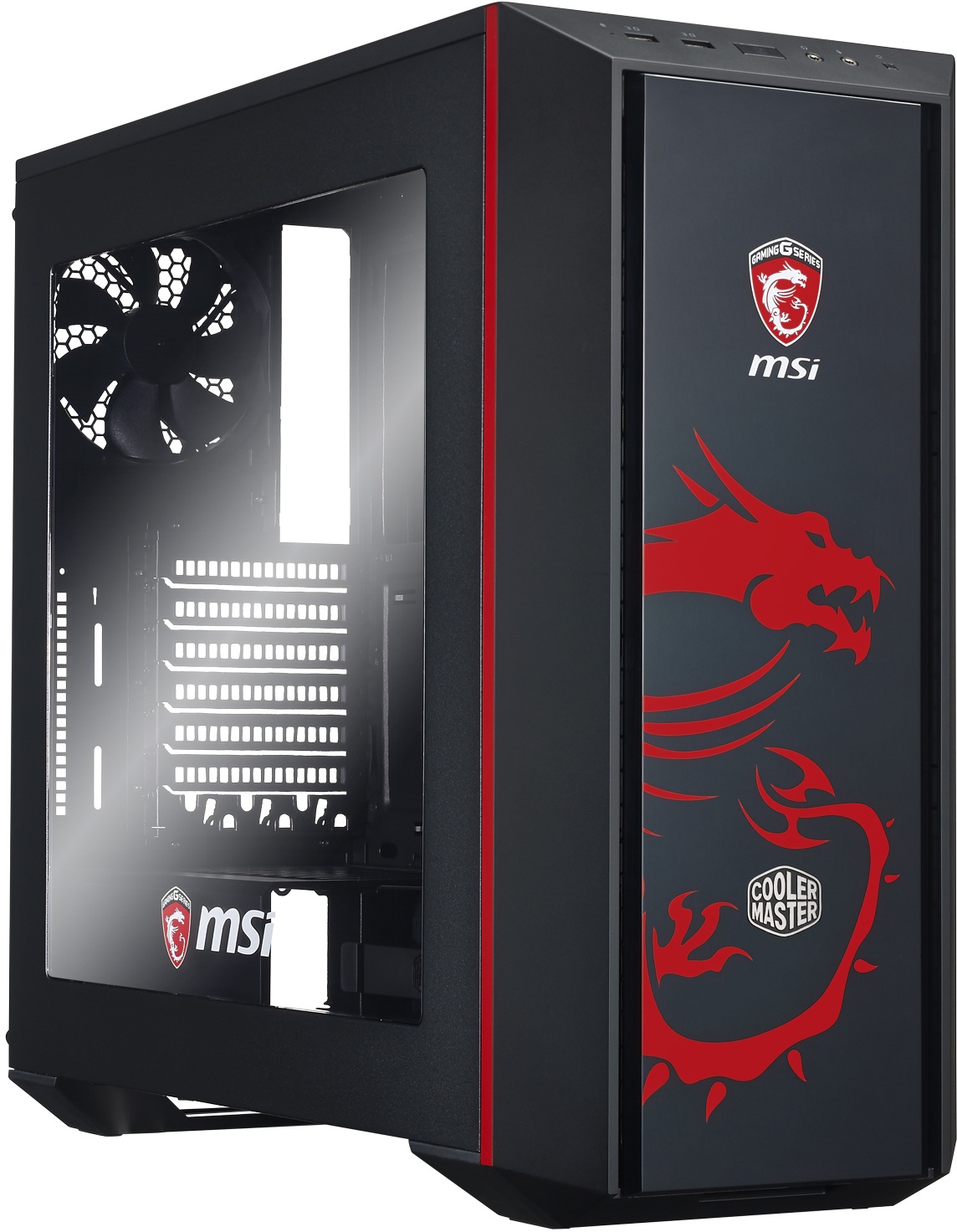 Specificaties van Cooler Master MasterBox 5 MSI Gaming Edition - Tweakers
