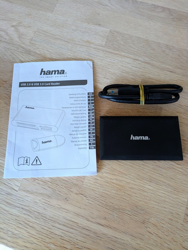 Hama USB-3.0-multi-kaartlezer, SD / microSD / CF / MS, zwart aangeboden ...