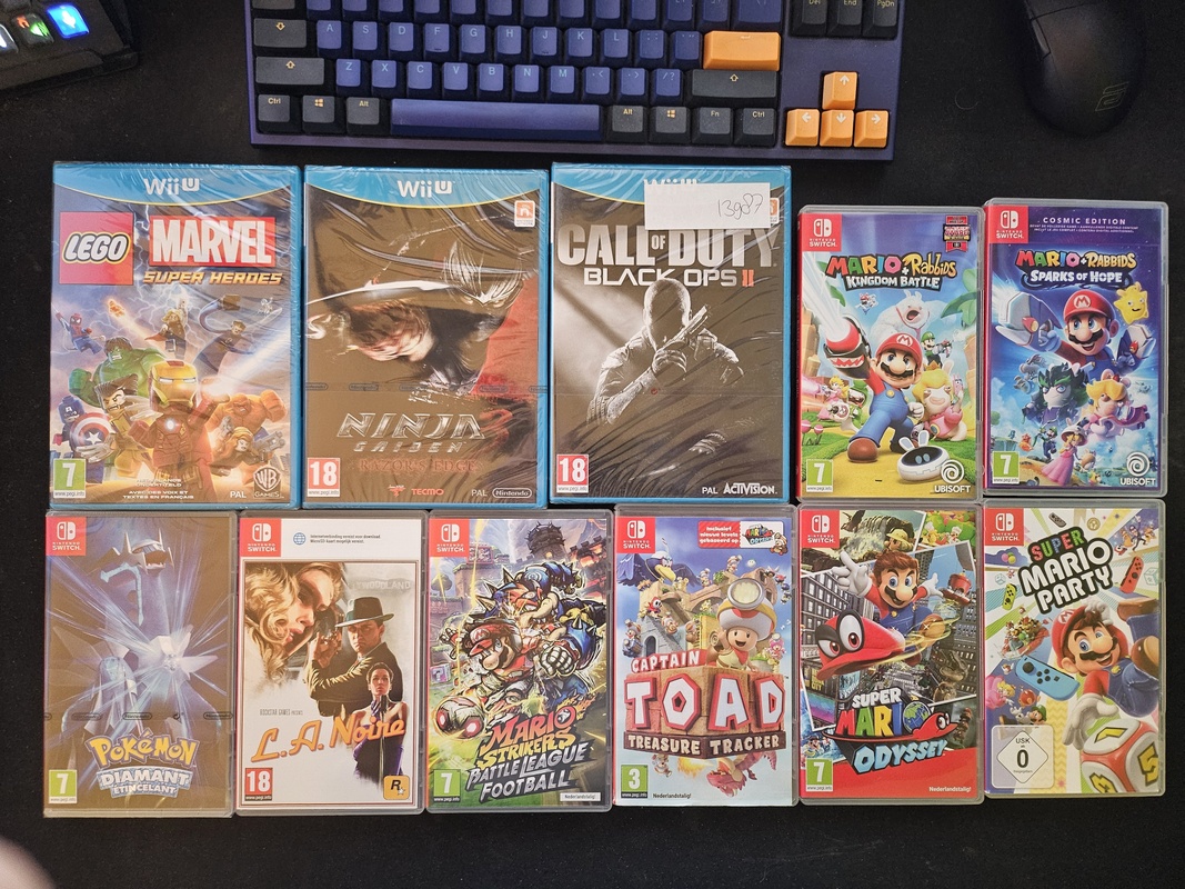 Diverse Switch Games o.a. Super Mario Odyssey, Party en Mario + Rabbids ...