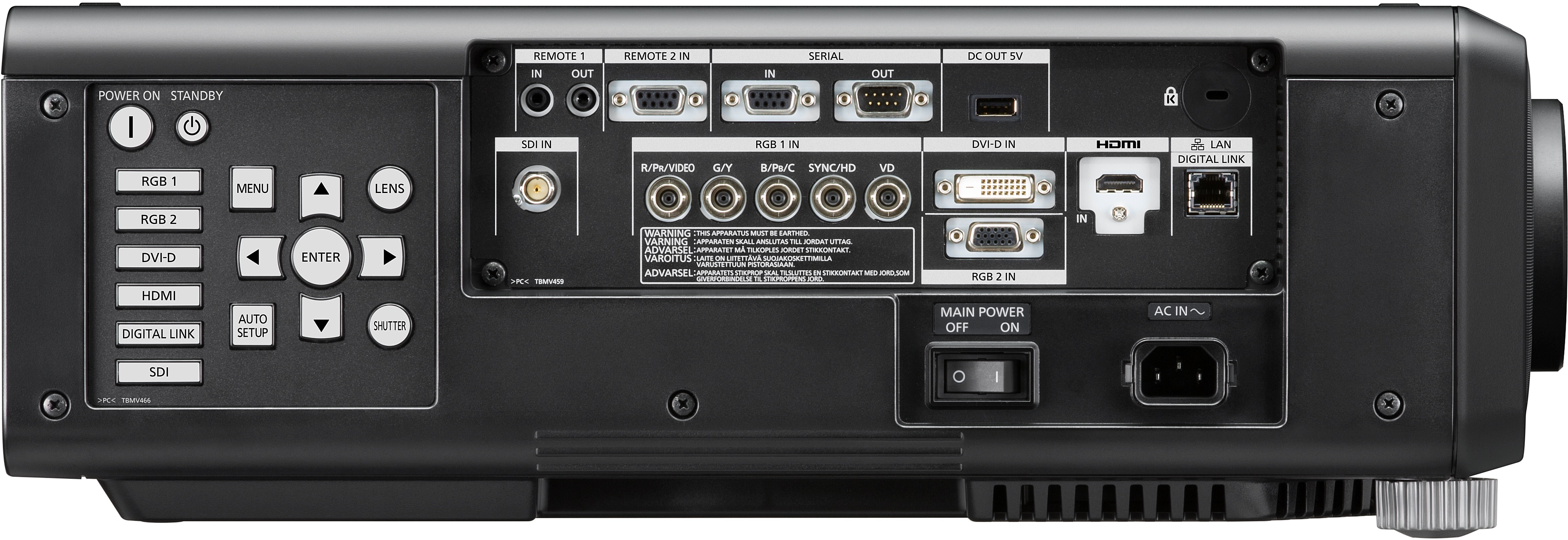 Specificaties van Panasonic PT-DZ780 Zwart - Tweakers