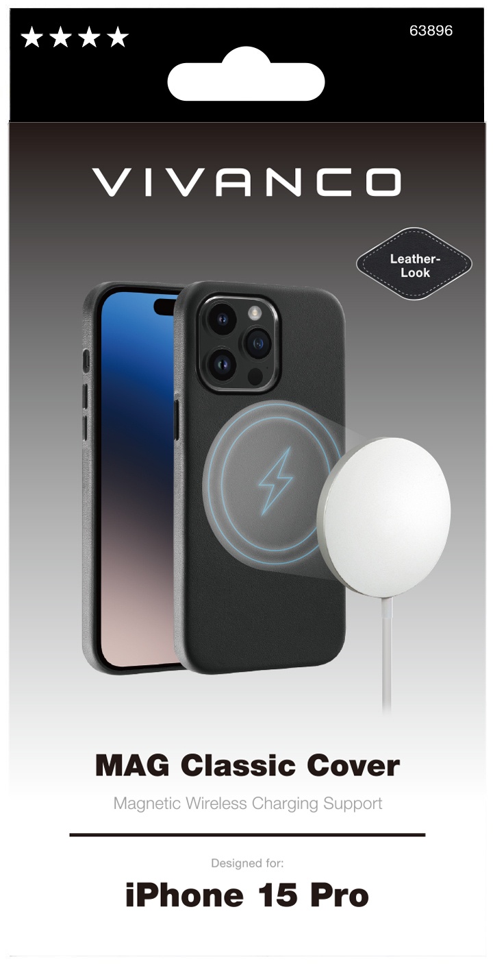 Specificaties van Vivanco Mag Classic (iPhone 15 Pro) Zwart - Tweakers