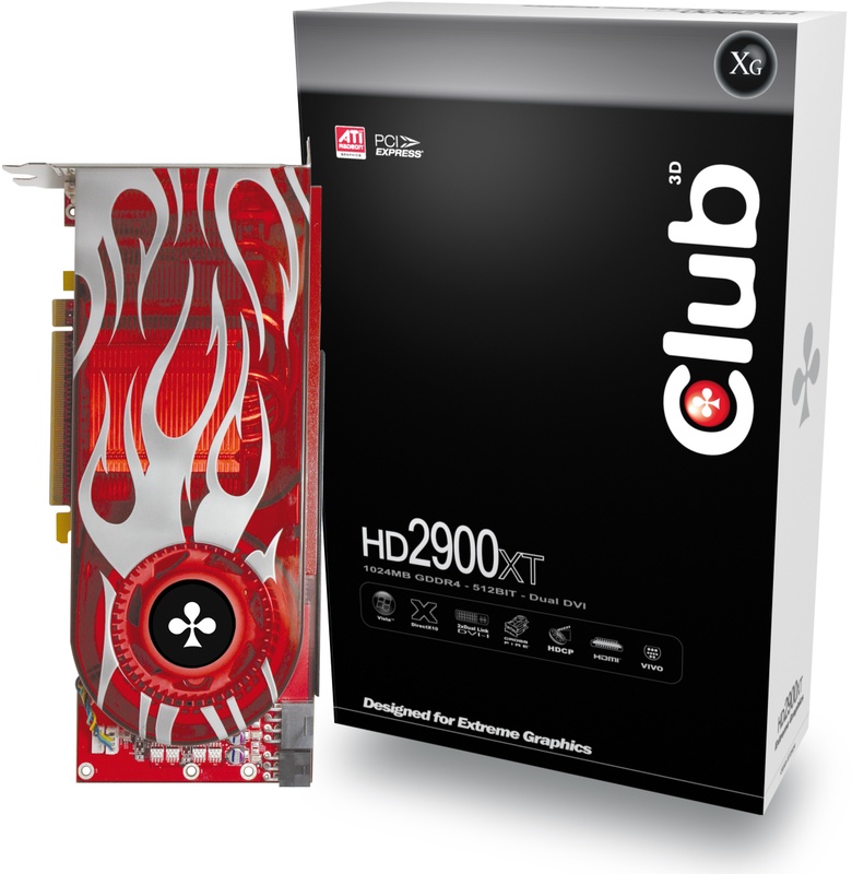 Specificaties van Club 3D Radeon HD 2900 XT 1024MB GDDR4 - Tweakers