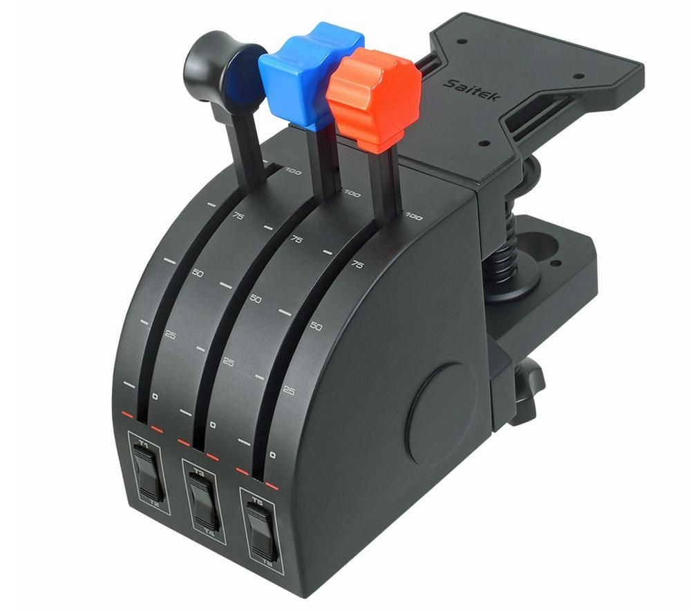 Saitek Pro Flight Throttle Quadrant Zwart: beste prijs - Tweakers