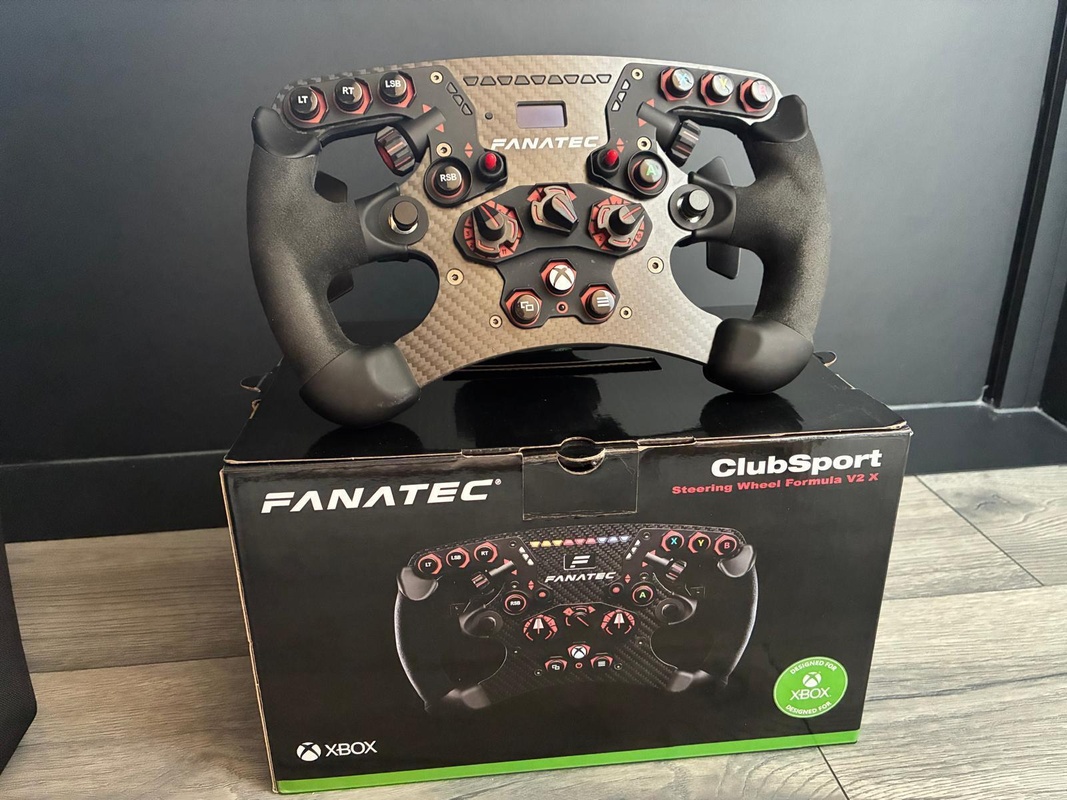 Fanatec ClubSport Formula V2.5 X + QR2 Metaal | Carbon & Alcantara ...