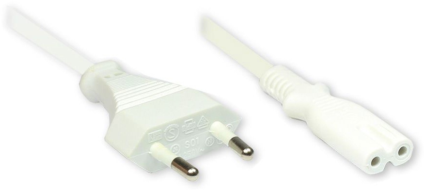 Alcasa Type F/C13, 1m Wit - Kenmerken - Tweakers