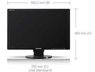 Specificaties van Samsung Syncmaster 245T Zwart - Tweakers