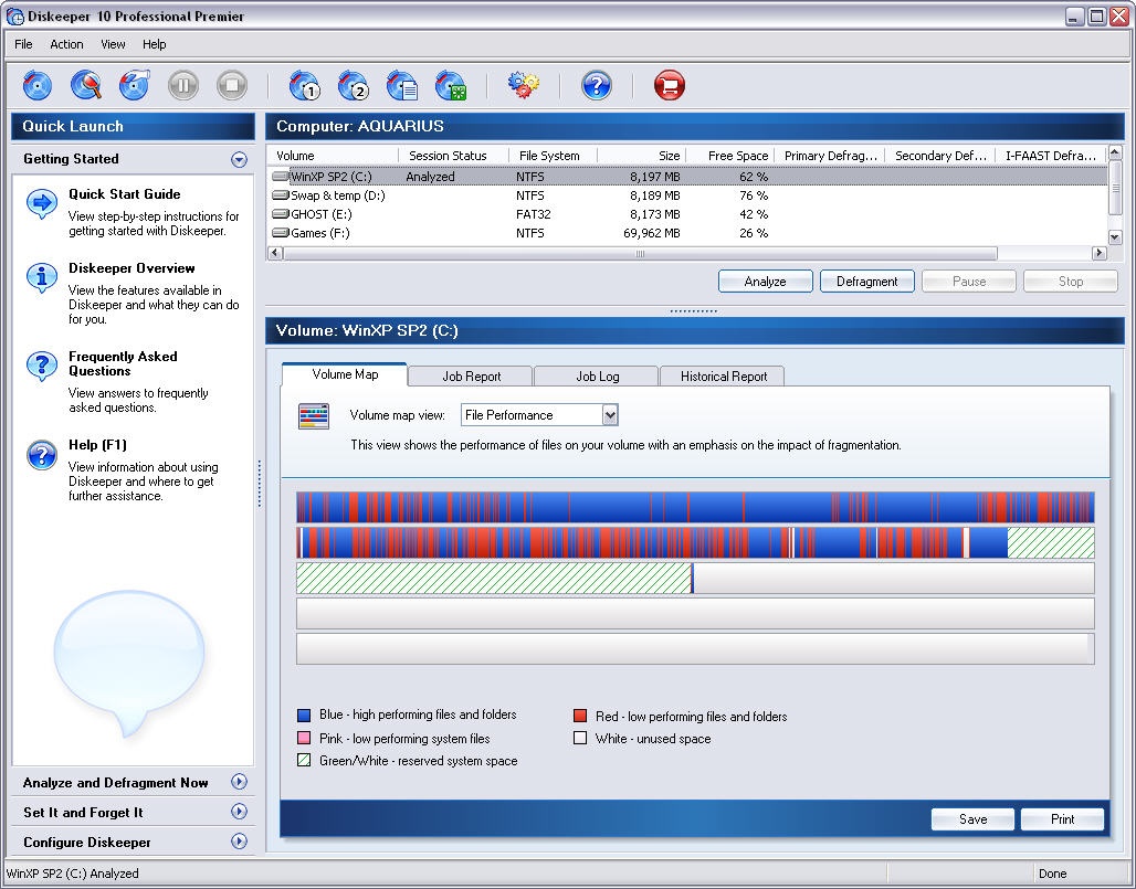 Specificaties van Diskeeper - Tweakers