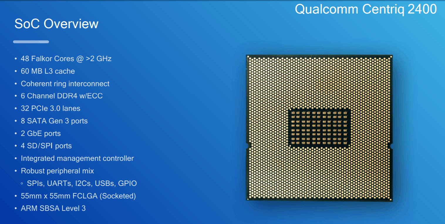 Qualcomm start levering 10nm-processor met 48 ARM-cores voor servers ...