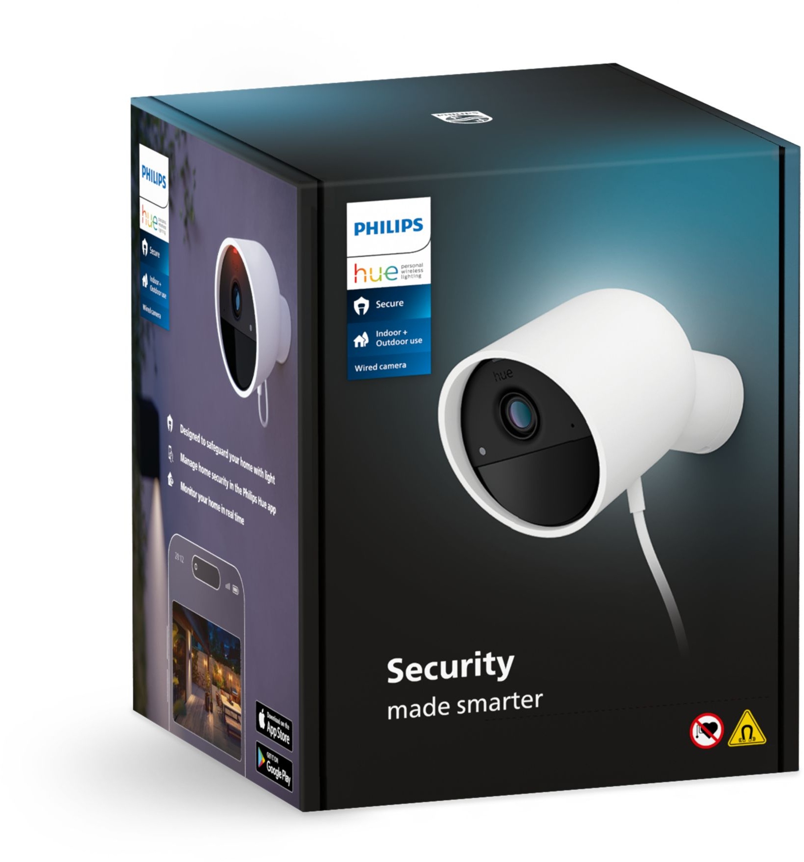 Specificaties van Philips Hue Secure Camera - bedraad, wit - Tweakers