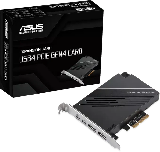 Specificaties van ASUS USB4 PCIe Gen4 Card - Tweakers