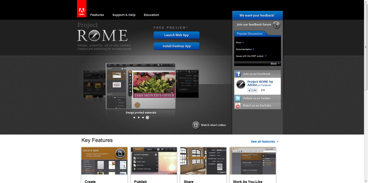 Adobe geeft preview vrij van Project Rome-authoringtool - Tweakers