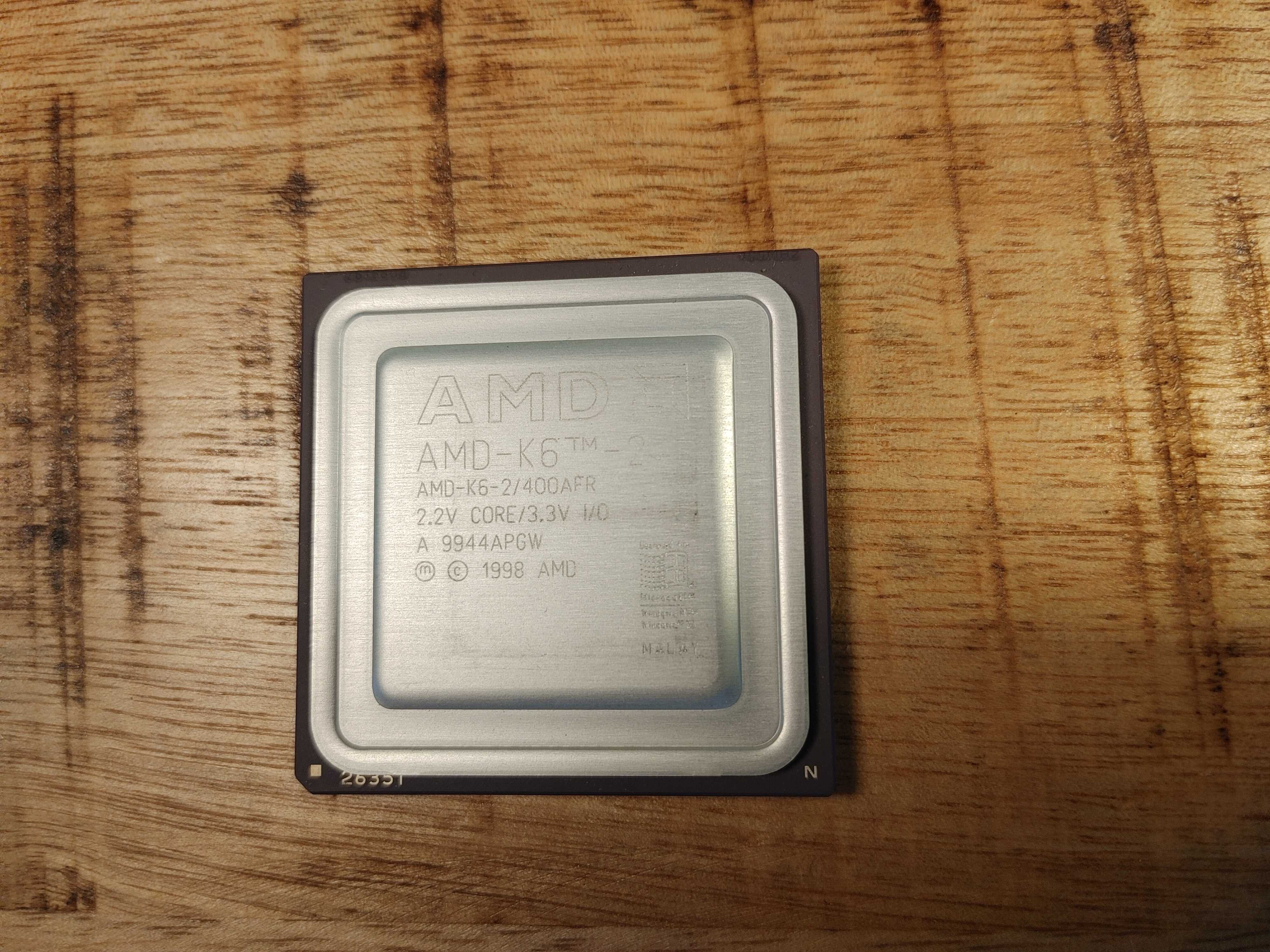 AMD K6-2 400 Socket 7 400Mhz CPU aangeboden - Vraag & Aanbod - Tweakers