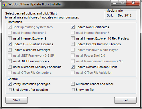 Software-update: WSUS Offline Update 8.0 - Computer - Downloads - Tweakers