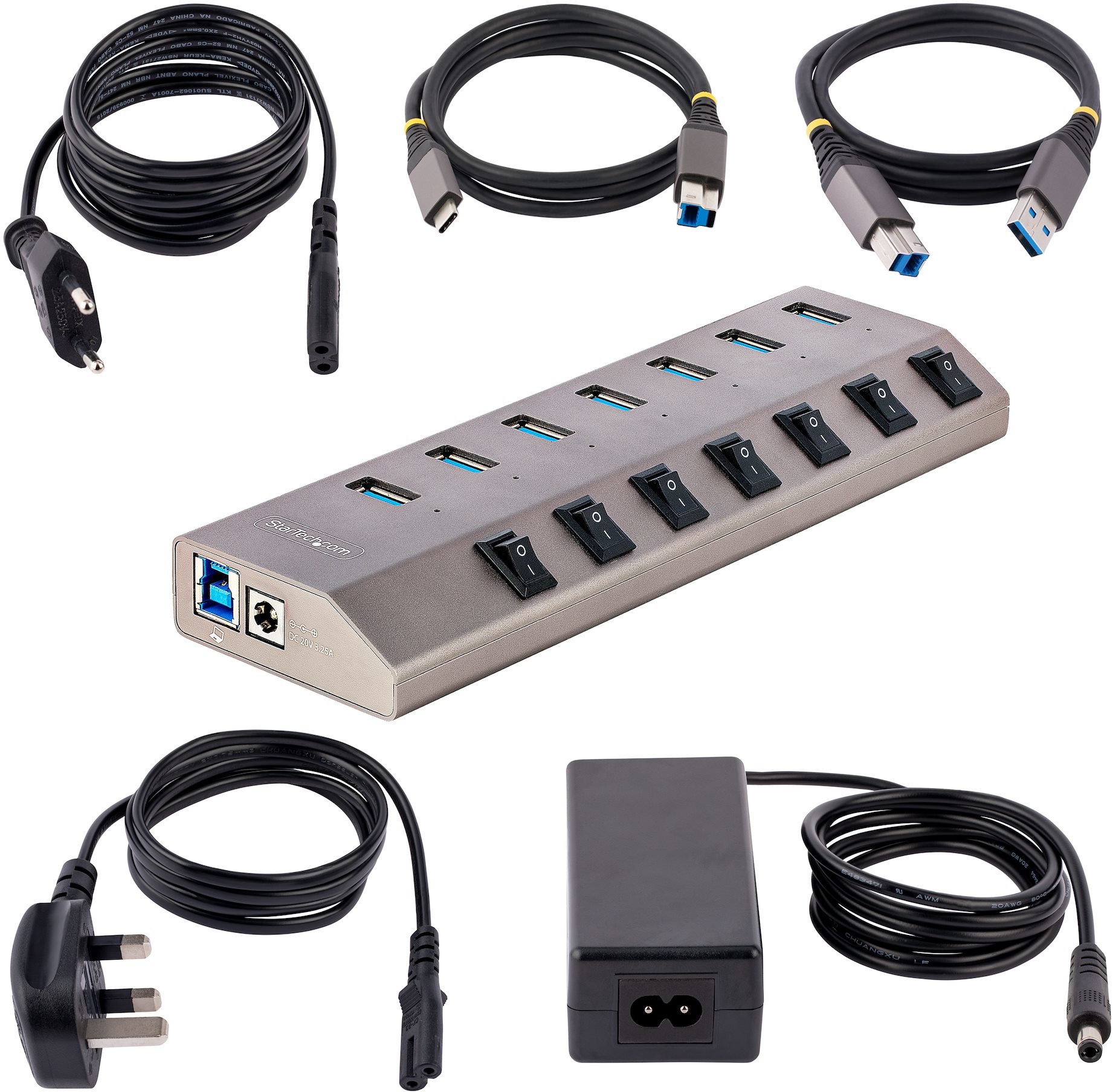 Specificaties van Startech.com 7-Port Self-Powered USB-C Hub met ... Specificaties van Startech.com 7-Port Self-Powered USB-C Hub met ...