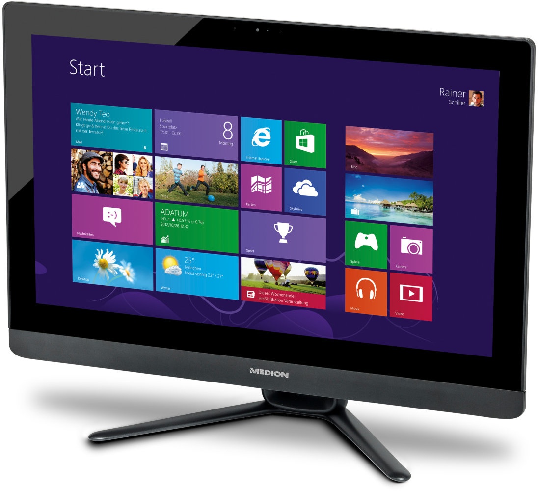 Specificaties van Medion Akoya All in One PC P2019 D - Tweakers