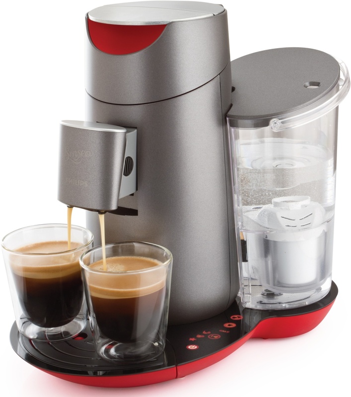 Specificaties van Philips Senseo Twist (Grijs/Rood) - Tweakers