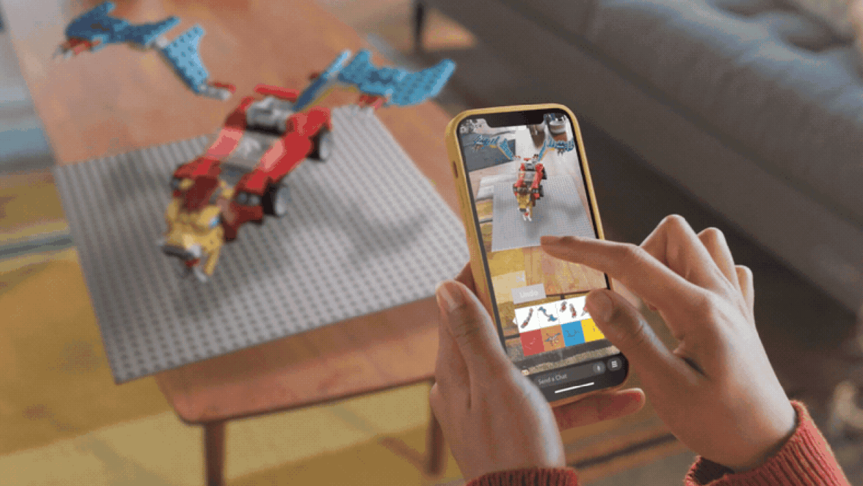 Snap en Lego maken AR-Lens om samen virtueel te bouwen in Snapchat ...