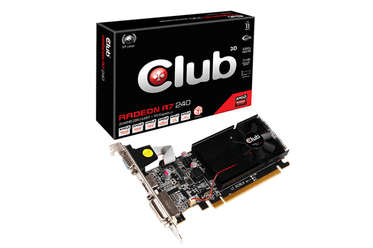 Club 3D Radeon R7 240 2GB Low Profile - Prijzen - Tweakers
