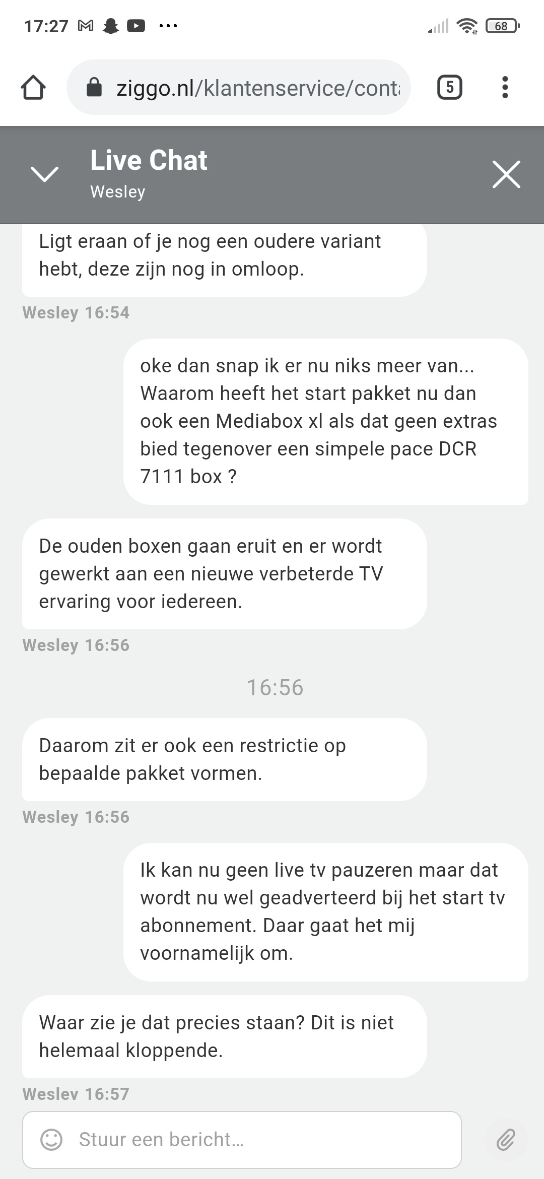 [Ziggo] Ervaringen & Discussie - Deel 10 - Internet en hosting - GoT