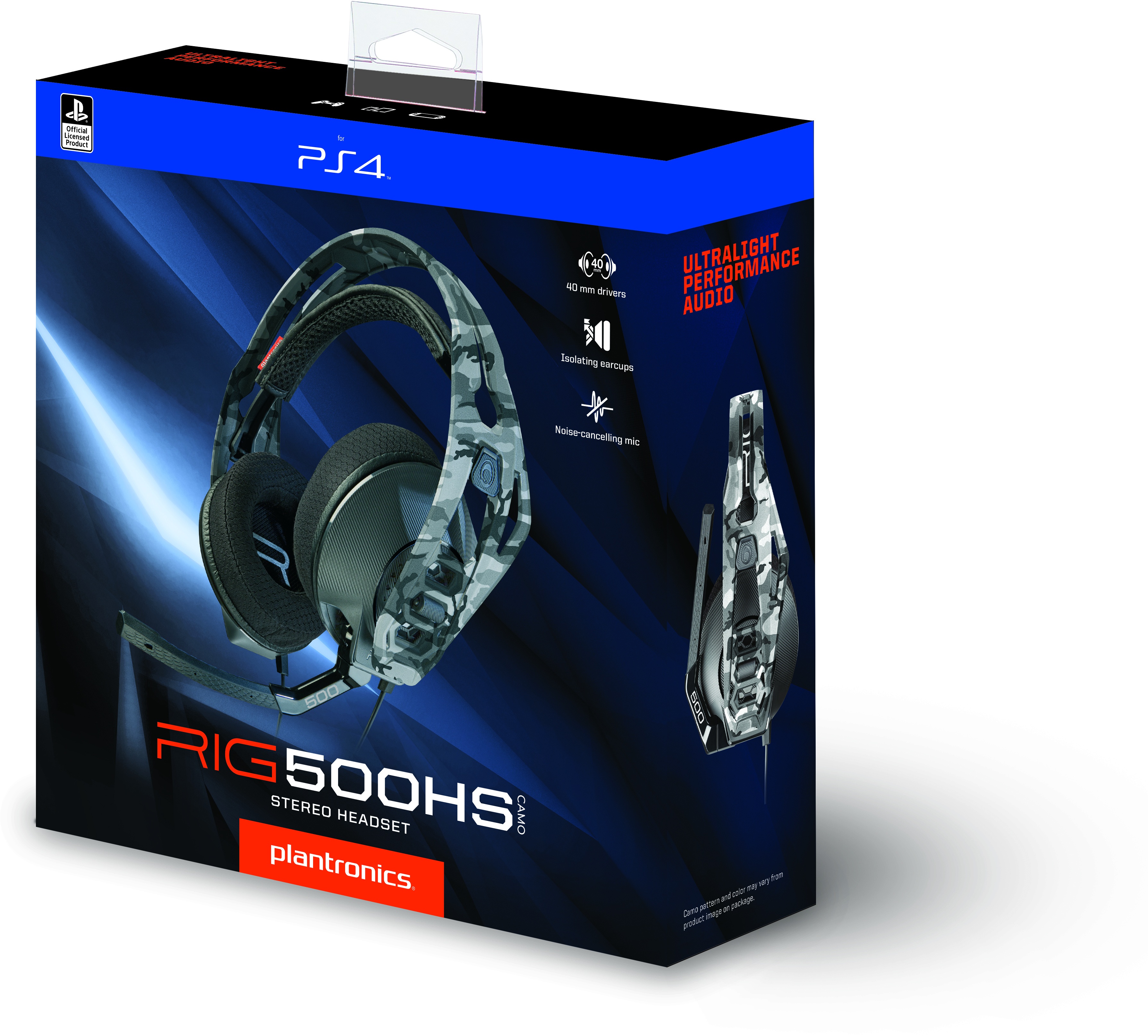 Plantronics RIG 500HS PS4 headset met camouflageprint - Kenmerken ...