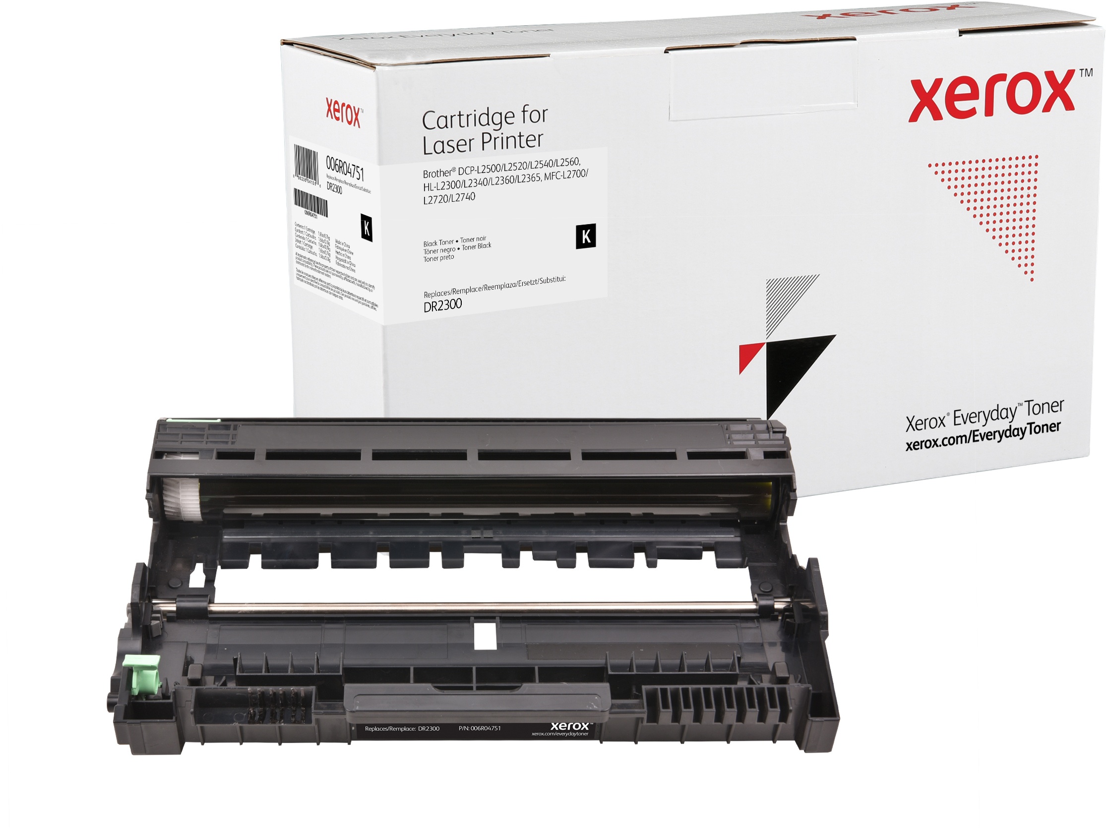 Xerox Everyday Zwart Toner vervangt de Brother DR-2300, Standaard ...