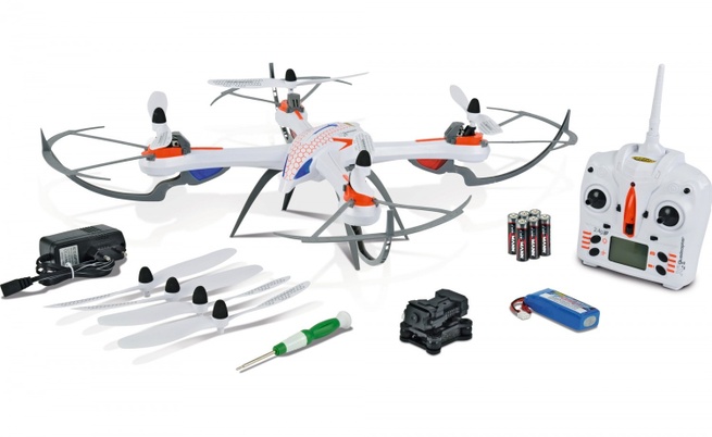 Carson Quadcopter 550 SPY - Wit - Kenmerken - Tweakers
