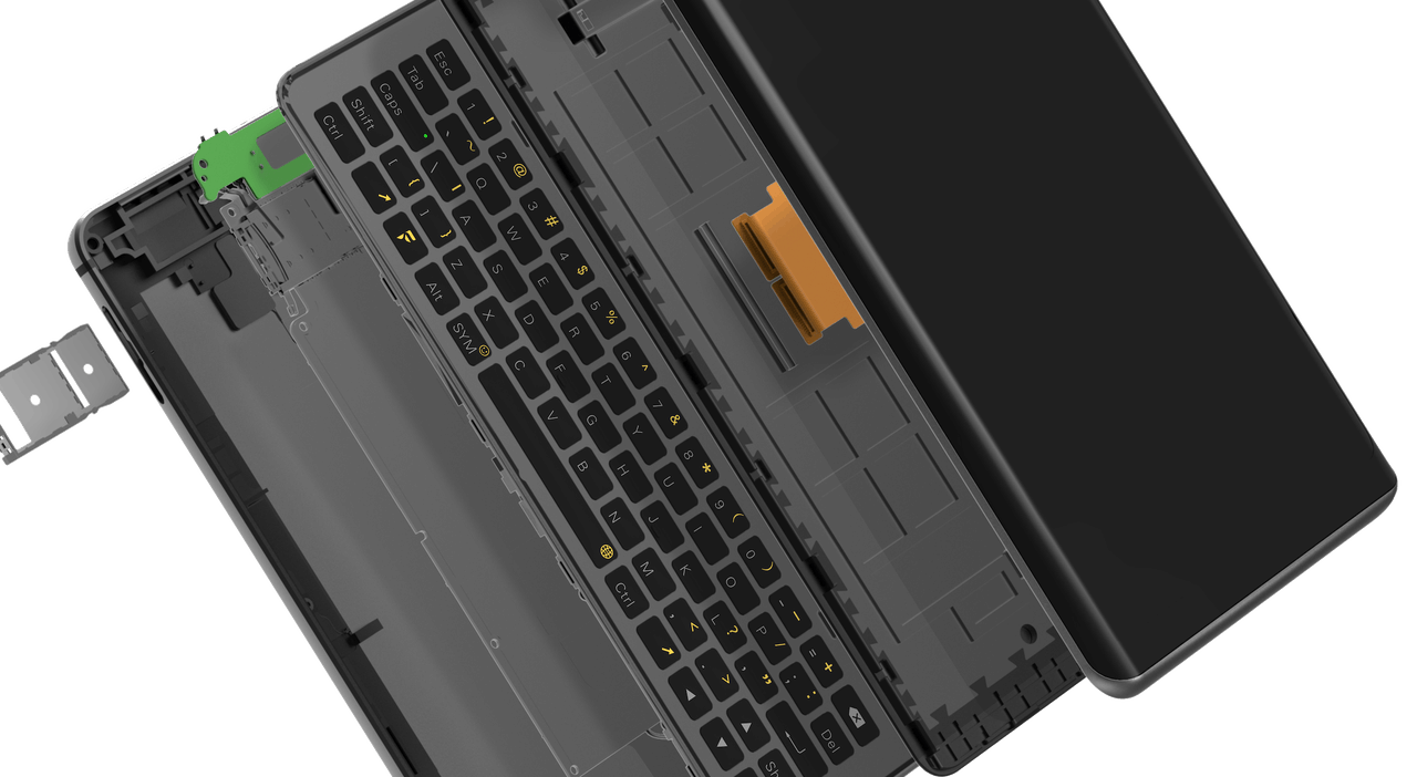 Smartphone met uitschuifbaar qwerty-toetsenbord krijgt stereospeakers ...