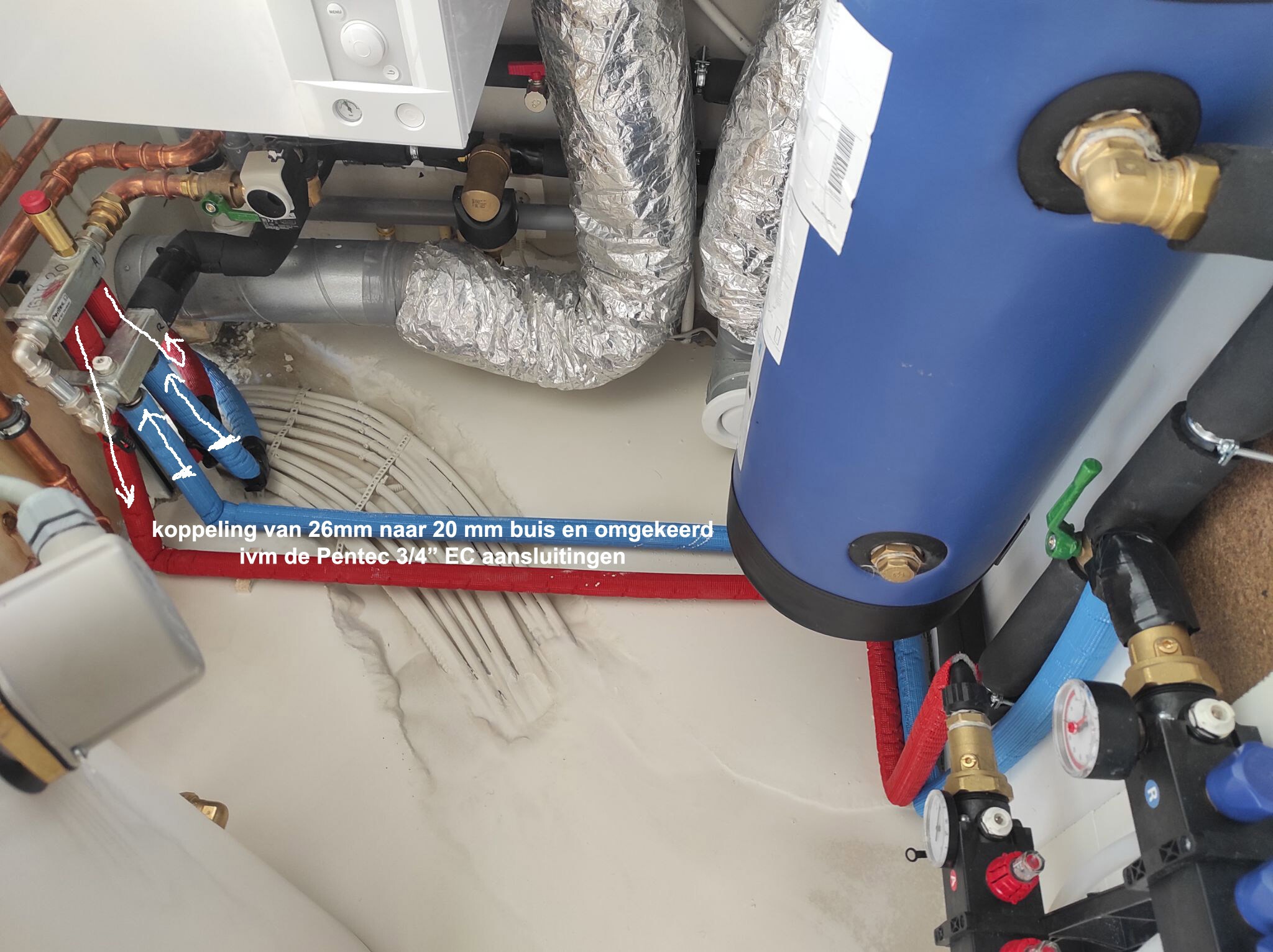 Vloerverwarmingverdeler vervangen bij overstap warmtepomp? - Duurzame energie en installaties - GoT