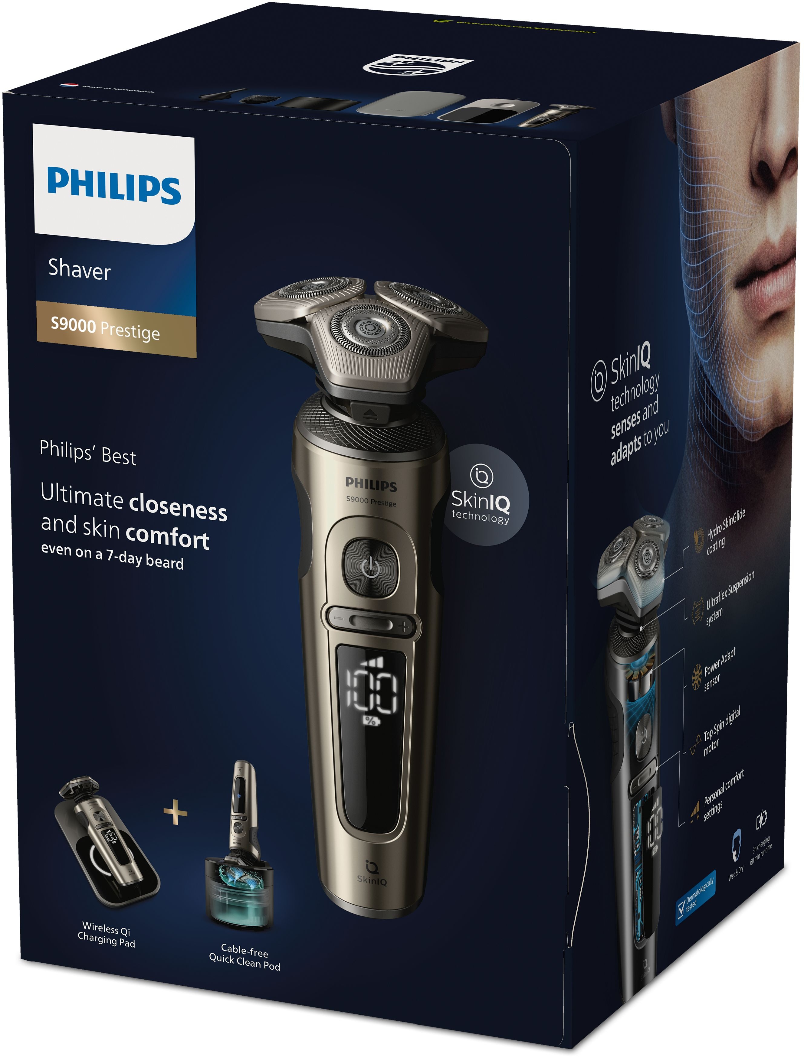 Specificaties van Philips Shaver S9000 Prestige SP9883/35 Nat en droog ...