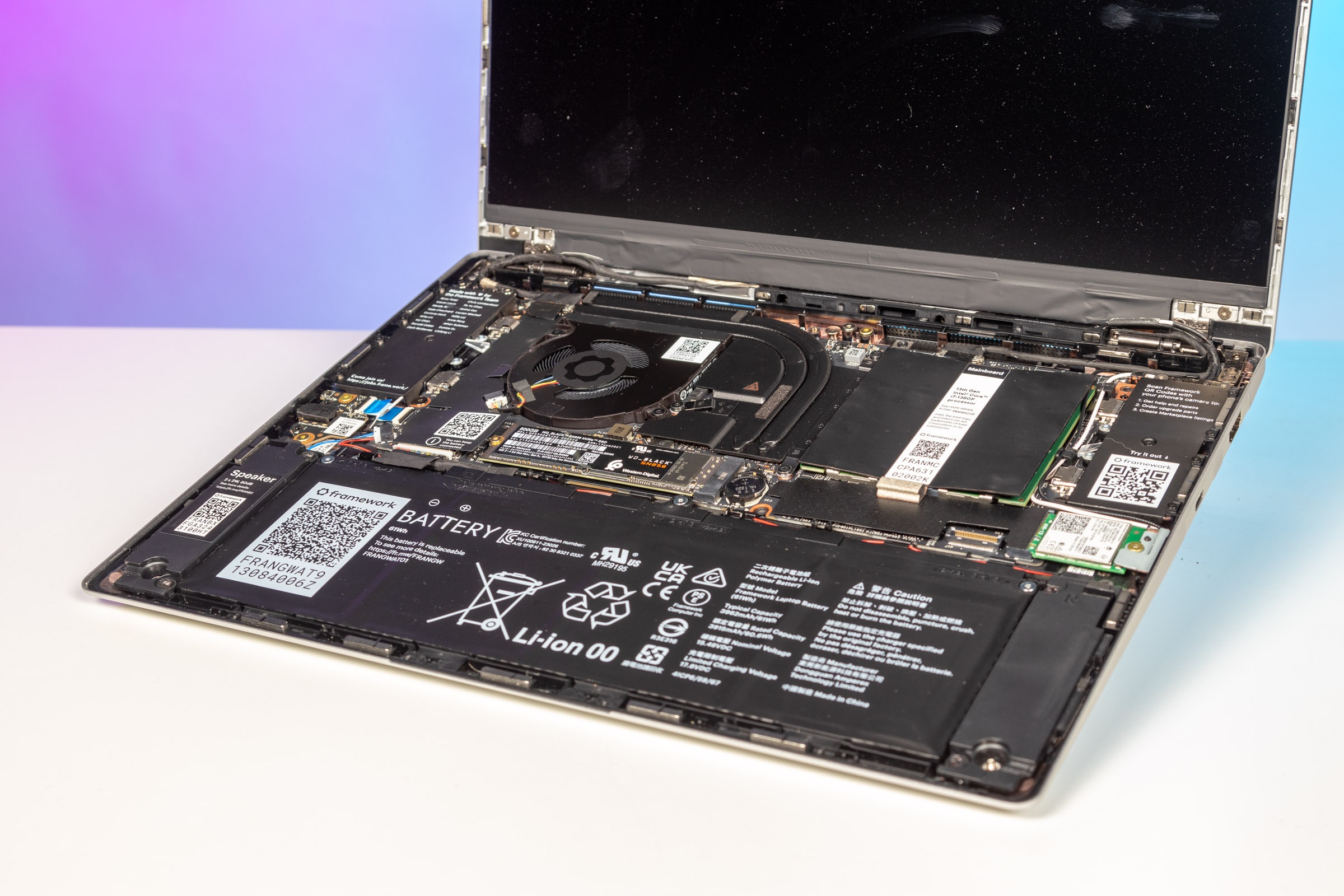 Framework Intel 13-upgradekit Review - Tweakers