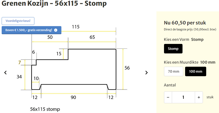 Deurkozijn voor 100mm muur - Bouwen en klussen - GoT