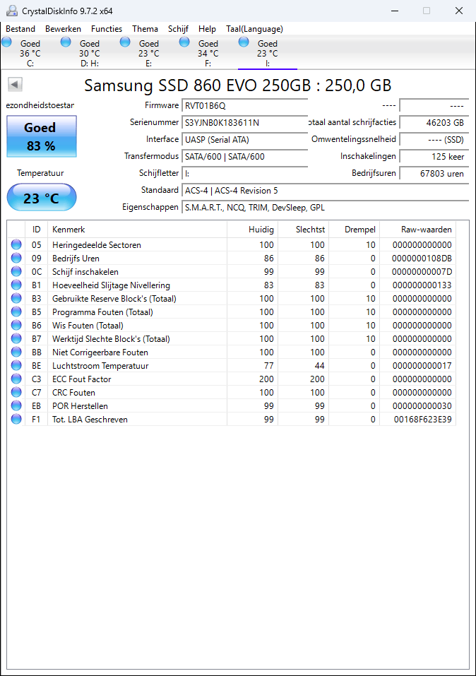 Samsung 860 EVO 250GB aangeboden - Vraag & Aanbod - Tweakers