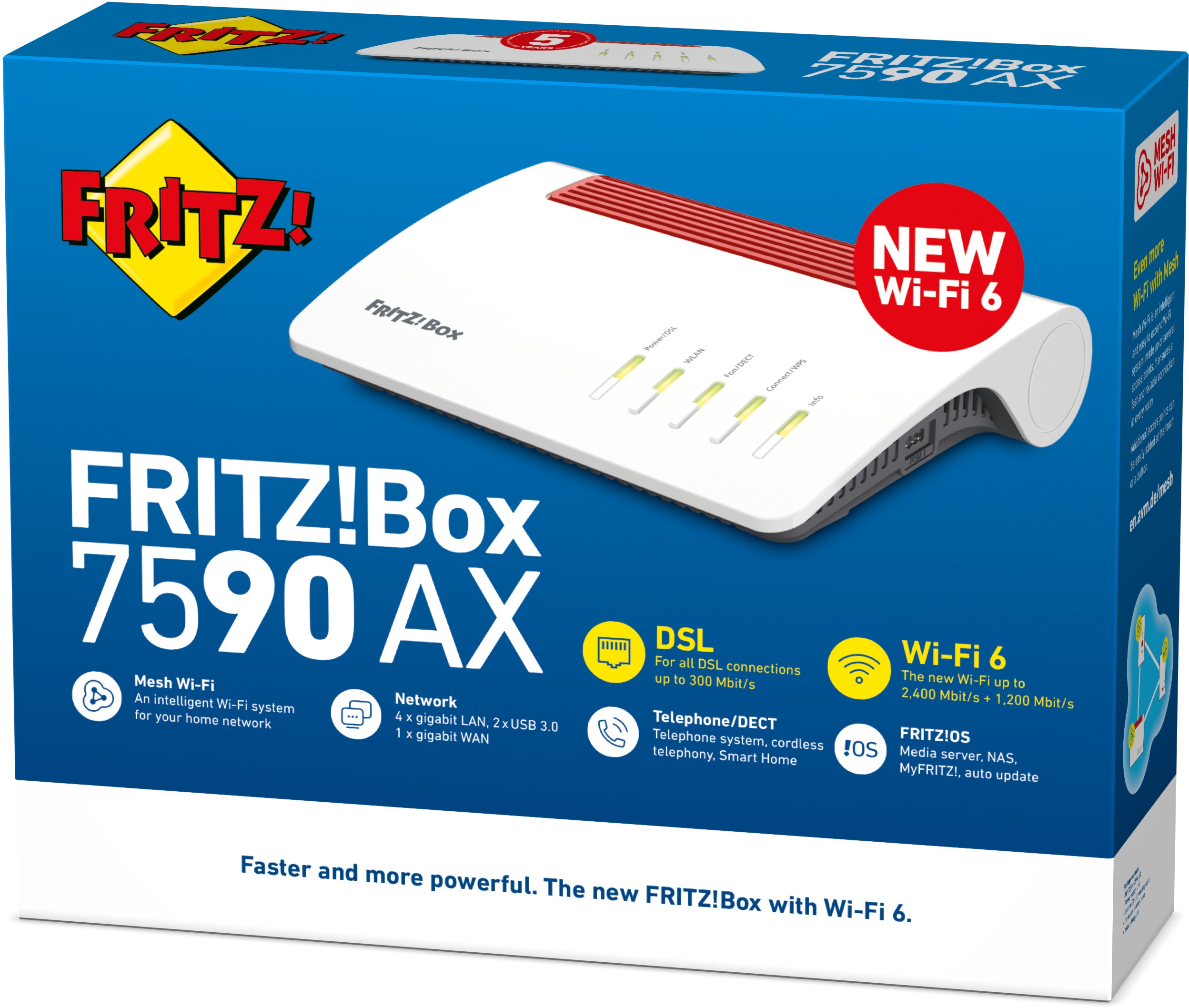 Specificaties van AVM FRITZ!Box 7590 AX v2 (internationaal model ...