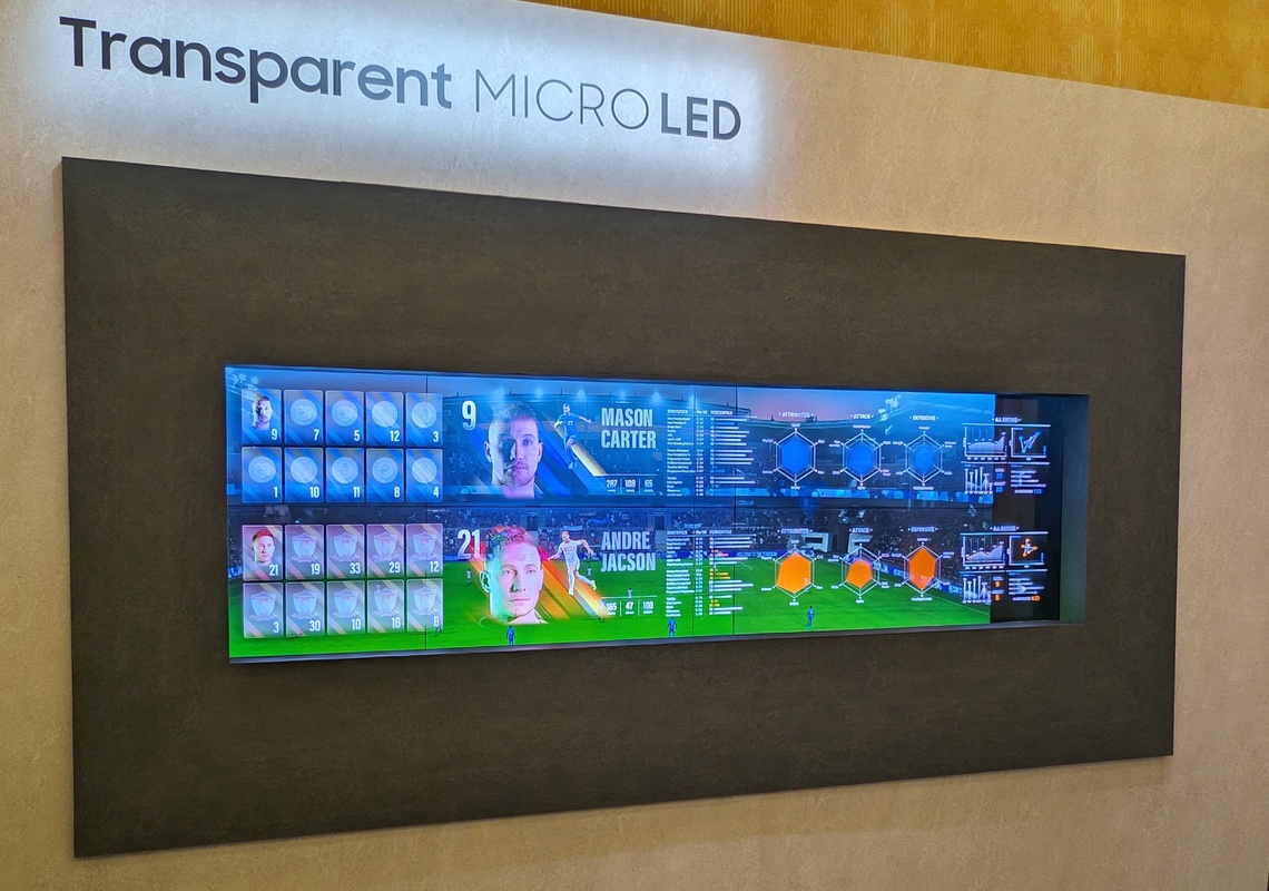 Samsung toont transparante microledschermen (update) - Beeld en geluid - Nieuws - Tweakers